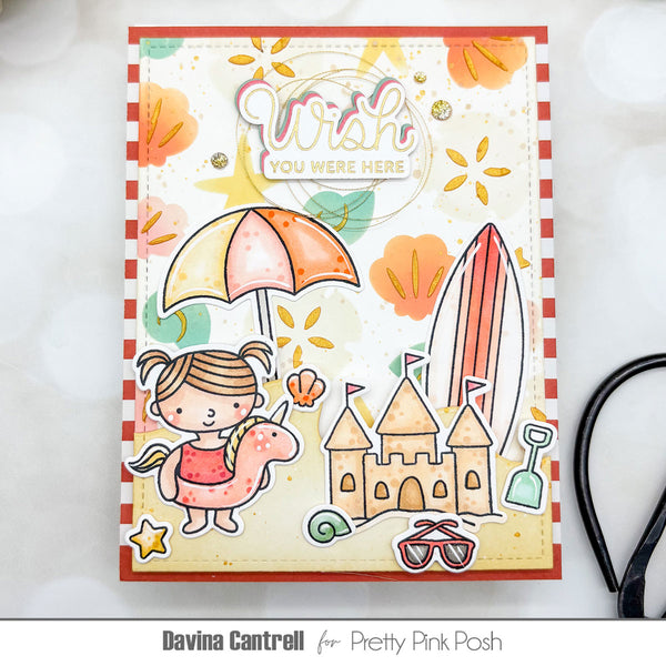Beach Fun Stamp Set – Pretty Pink Posh LLC