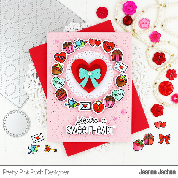 Valentine Icons Stamp Set – Pretty Pink Posh LLC