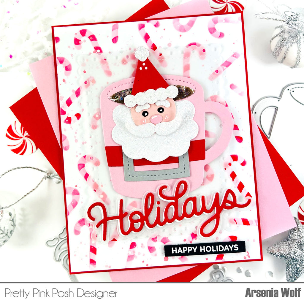 Layered Candy Canes Stencils (2 Pack) – Pretty Pink Posh LLC
