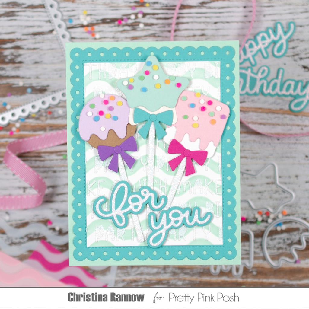 Birthday Cake Pops Dies – Pretty Pink Posh LLC