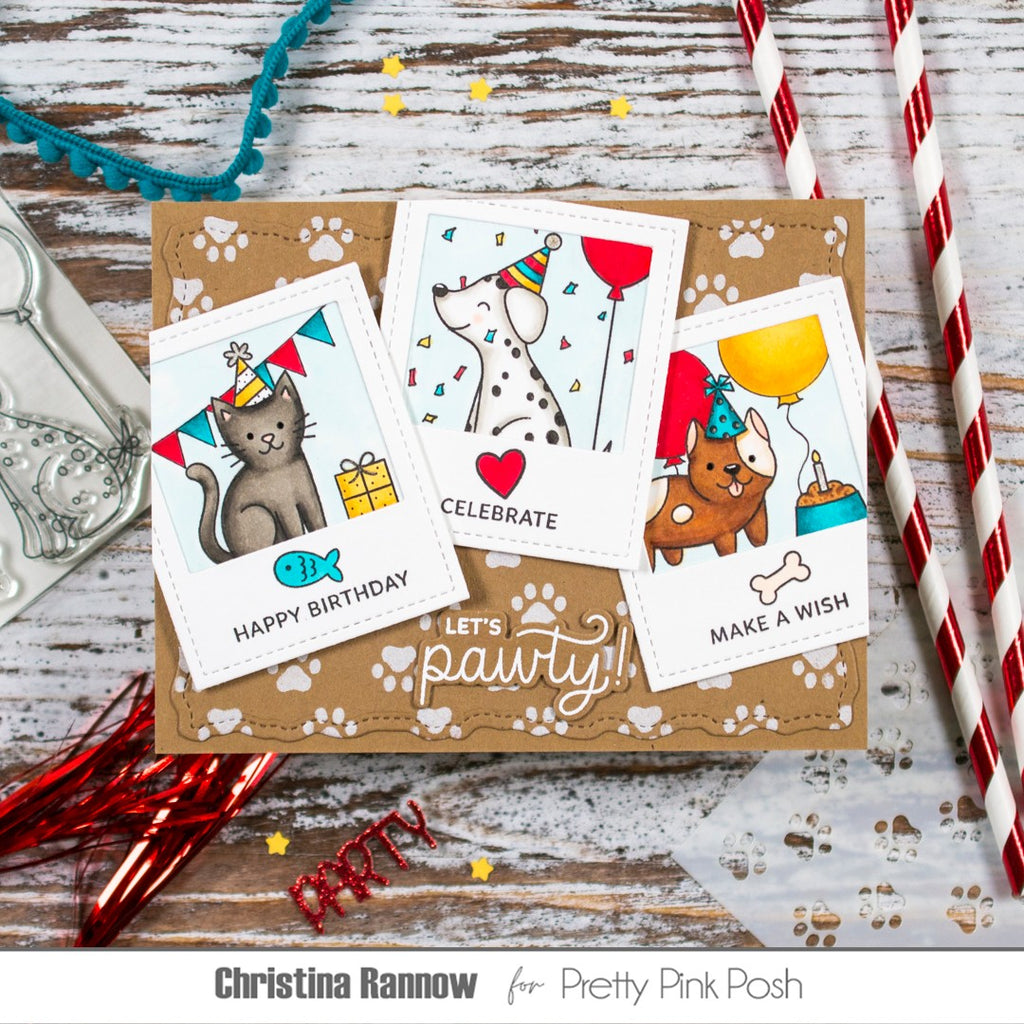 Birthday Dogs & Cats Stamp Set – Pretty Pink Posh LLC