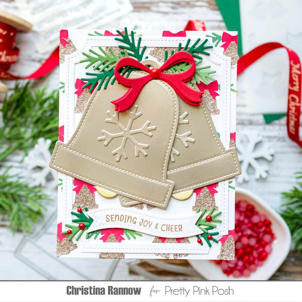 Layered Christmas Bells Stencils – Pretty Pink Posh LLC