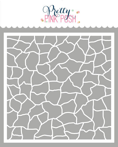 Crackle Background Stencil – Pretty Pink Posh LLC