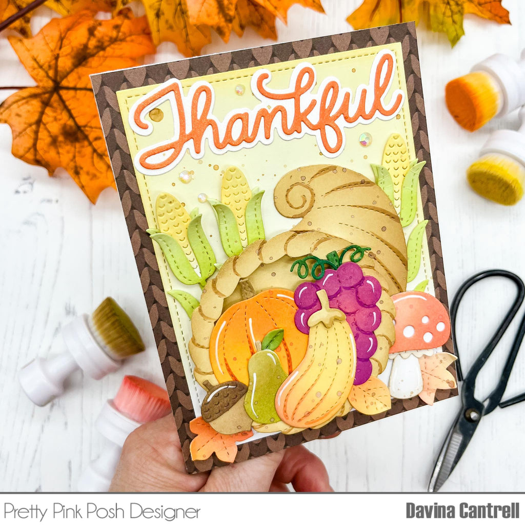 Fall Cornucopia Dies – Pretty Pink Posh LLC
