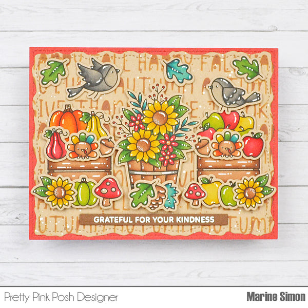 Fall Harvest Coordinating Dies – Pretty Pink Posh LLC