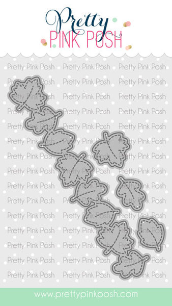 Fall Leaves Border Dies – Pretty Pink Posh LLC
