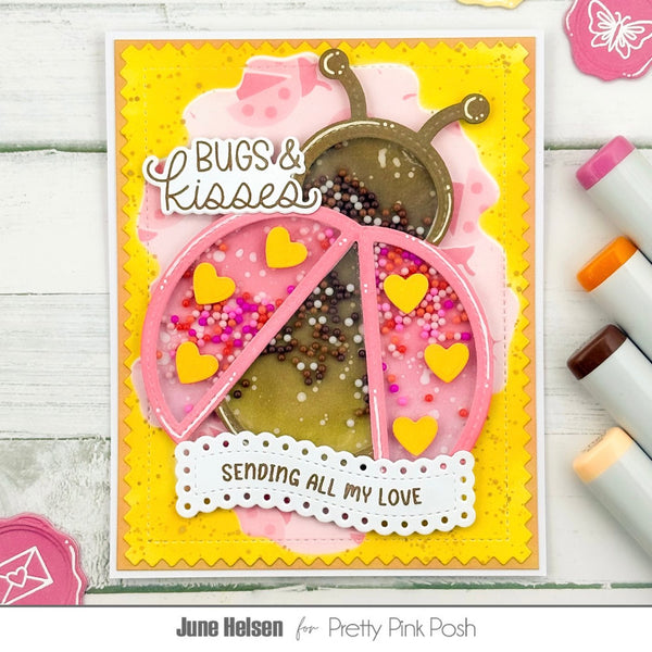 Valentine Banner Greetings Stamp Set – Pretty Pink Posh LLC
