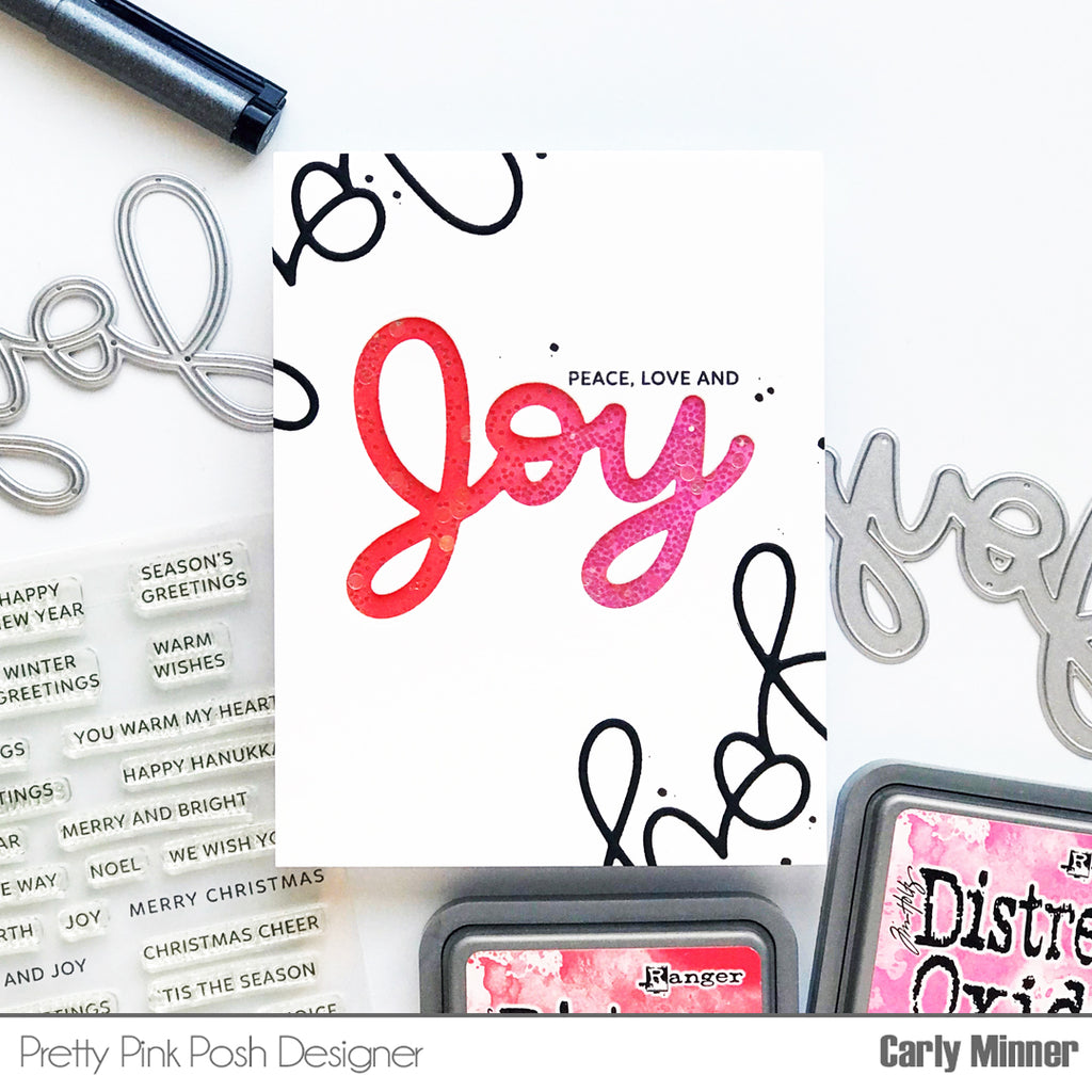 Large Joy Shadow Dies – Pretty Pink Posh LLC