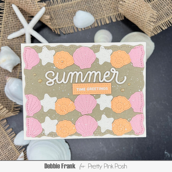 Seashell Border Dies – Pretty Pink Posh LLC