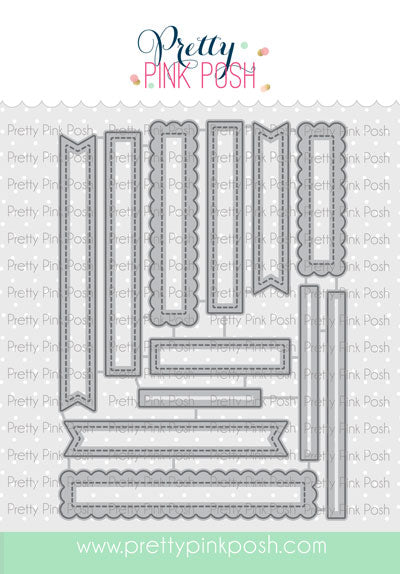 Sentiment Strips Dies – Pretty Pink Posh LLC