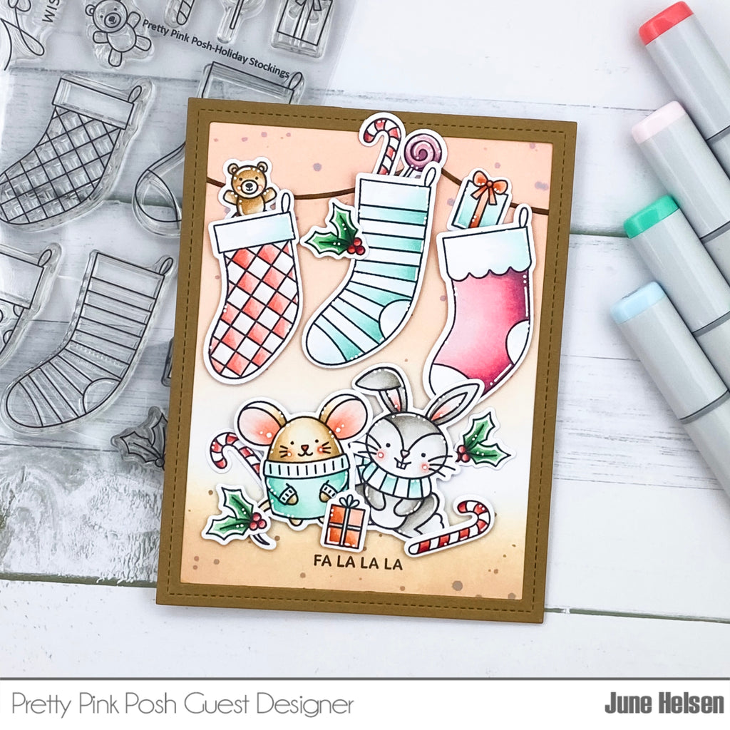 Holiday Stockings Stamp Set – Pretty Pink Posh LLC