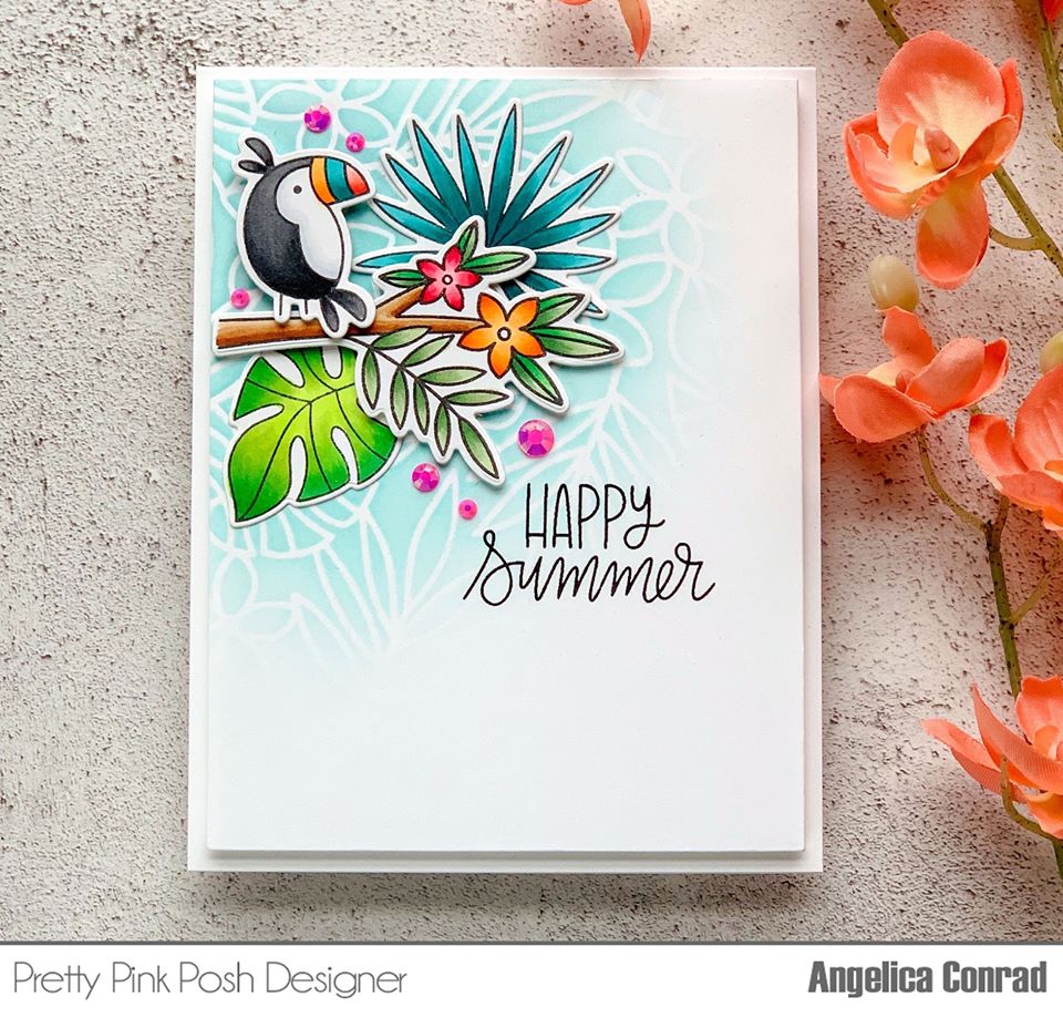 Tropical Toucans Stamp Set – Pretty Pink Posh LLC