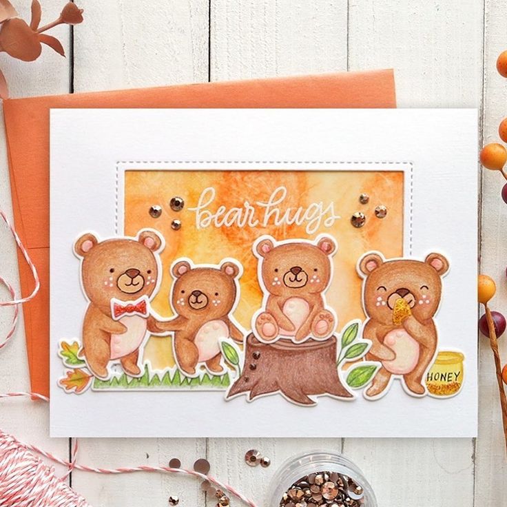 Bear Friends Stamp Set – Pretty Pink Posh LLC