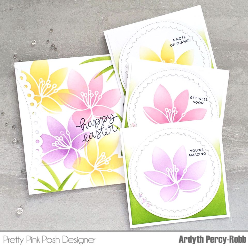 Crocus Stencil – Pretty Pink Posh LLC