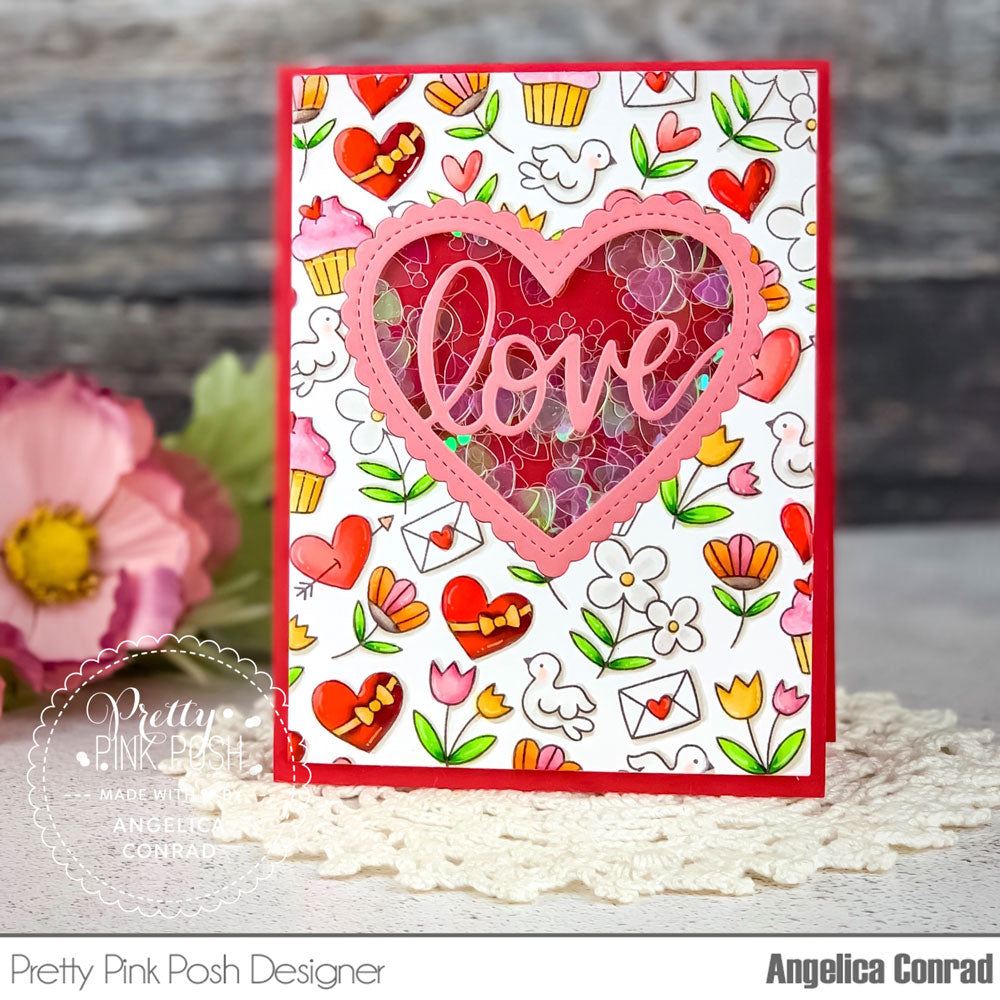 Love Stamp Set – Pretty Pink Posh LLC