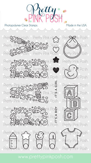 Baby Stamp Set – Pretty Pink Posh LLC