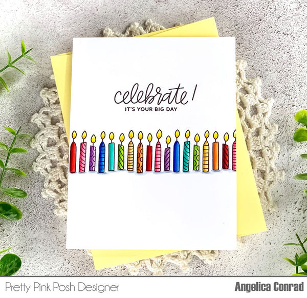 Birthday Borders Stamp Set – Pretty Pink Posh LLC