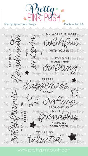 Crafty Sentiments Stamp Set – Pretty Pink Posh LLC