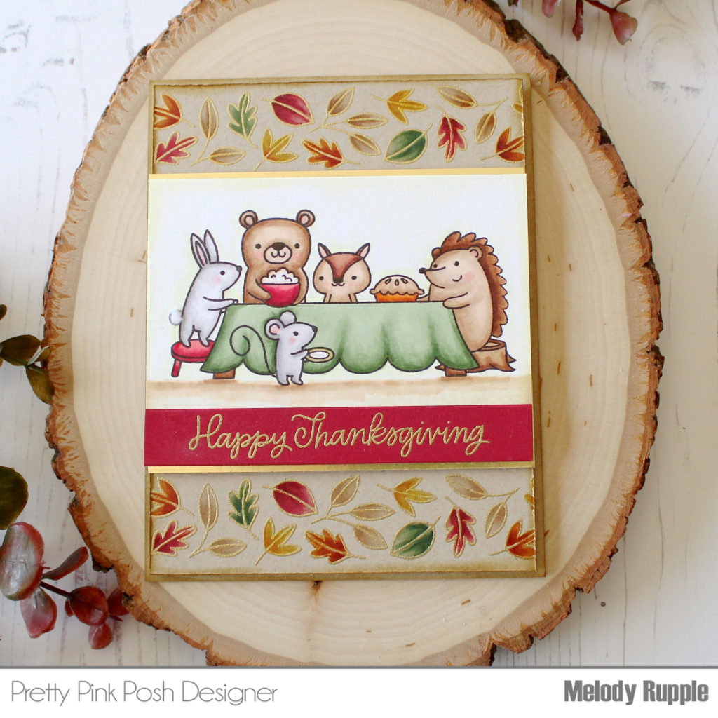 Thanksgiving Scene Stamp Set – Pretty Pink Posh LLC