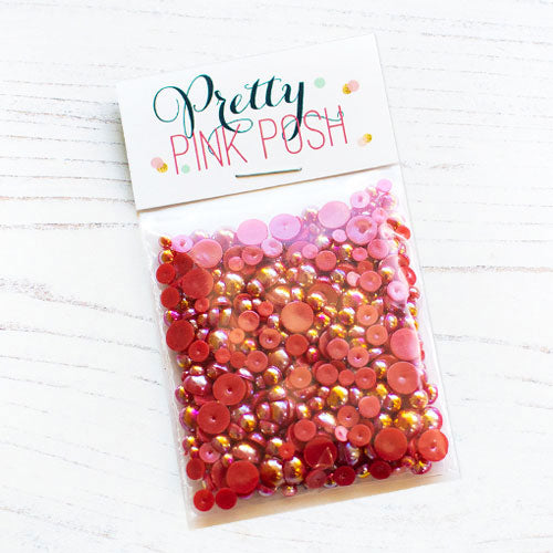 Ruby Red Pearls – Pretty Pink Posh LLC