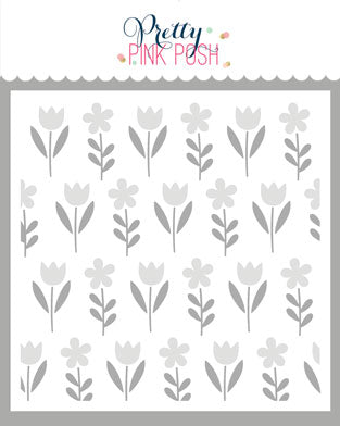 Spring Flowers Stencils (2 Pack) – Pretty Pink Posh LLC