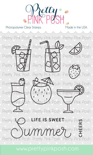 Summer Drinks Stamp Set – Pretty Pink Posh LLC
