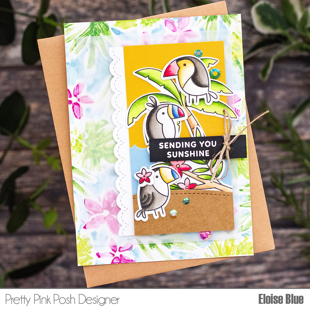 Tropical Toucans Stamp Set – Pretty Pink Posh LLC